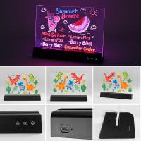 China Hot Selling Shop Display Party Decor Night Light 7 Color 8 3 Modes Anti Mistouch Lock Factory Direct Sales Led Drawing Board for sale