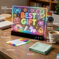 China Bestseller Room Decor Night Light Plug in Design Anti Mistouch Lock Factory Direct Sales Led Drawing Board for sale