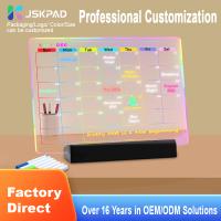 China Christmas Hot Sale Factory Direct 20x30cm Magnetic Glow Board Customizable Festive Gift LED Drawing Board for sale