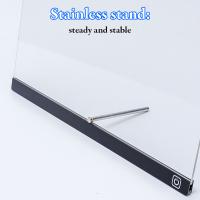 China Factory Direct 3D Custom Night Light LED Board Acrylic Message Board Erasable DIY Paint Rewritable Surface for Bulk Whiteboards for sale