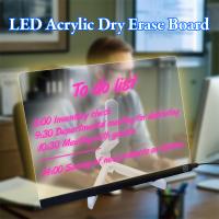 China Factory Direct Xmas Special USB Powered Rechargeable Battery Touch Control Dimmable LED Drawing Board for sale