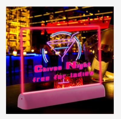 China Kids Led Light Magic Drawing Pad Glow in Dark Drawing Board Learning Tool for Kids for sale