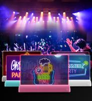 China Kids Led Light Magic Drawing Pad Glow in Dark Drawing Board Learning Tool for Kids for sale