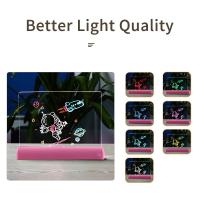 China Kids Led Light Magic Drawing Pad Glow in Dark Drawing Board Learning Tool for Kids for sale