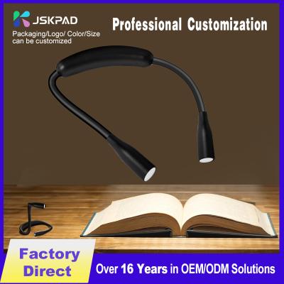 China Popular Christmas Stocking Stuffer Rechargeable Battery Power 4 24 Hours Runtime Multi Position Clip on Neck Hug Reading Lights for sale