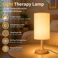 China Factory Direct Sales Hot Sale 12V LED Light UV Free Full Spectrum Auto Timer Sad Lamp Therapy for sale