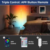 China 2025 Hot Sale Factory Direct RGB 16M Colors Smart APP Control Dimmable Led Floor Lamp for sale