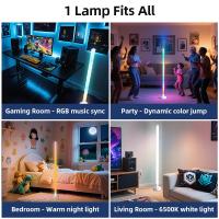 China 2025 Hot Sale Factory Direct RGB 16M Colors Smart APP Control Dimmable Led Floor Lamp for sale