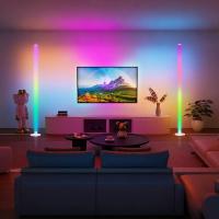 China Smart Standing Light RGB Dimmable Modern Decorative Led Corner Lighting Home Office Living Room RGB Floor Lamps for sale