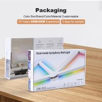 China Mobile Connection APP Control Dimmable RGB Atmosphere Gaming Ambient Smart Removable Splicing Wall Lights Bar  for Living Room for sale