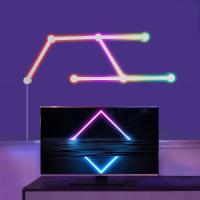 China Music Sync Smart RGB Wall Lights for Decor Ambient Indoor Rgbic LED Lights Gaming Room TV Smart Light for sale