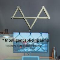 China Factory Costom Modern Style Voice Control Smart Indoor Home Lighting Wall Music Lights Smart Adjustable Lamp for sale