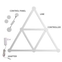 China DIY Decorative Lighting Custom logo Intelligent Modern Indoor Household Wall Lights Led Game Atmosphere Lights for sale