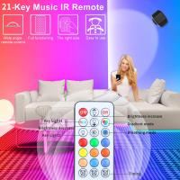 China JSK Remote Control Indoor Wall Light Battery Powered Wireless Night Light Smart 360 Magnetic Ball RGB Decor Wall Lamp for Home for sale