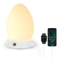 China Premium 190mm Height Egg Light Therapy Device Dual USB Output 12V Adapter 5W Long Lifespan Light Therapy Lamp for sale