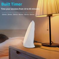 China Multi-function Touch Three Level Eye Protection LED UV Free SAD Daylight Therapy Light Lamp Desk Lamp for sale