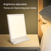 China JSKPAD New SAD Light Portable Jet Lag Depression LED Therapy Lamp Adjustable 10000 lux White Noise Machine for sale