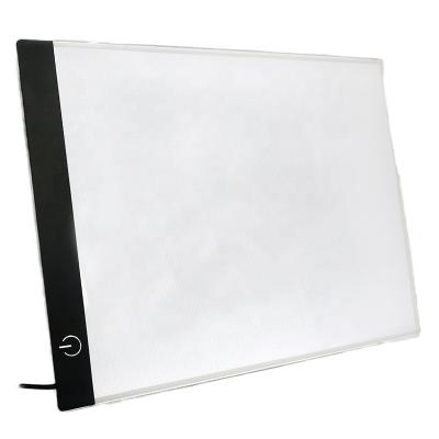 China Elice Ultra Slim A5 Portable LED Light Box 3-levels Adjustable Brightness ABC Plastic Drawing Board Professional Artist Tracing for sale