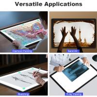 China Factory Direct A2 Creative Plastic LED Drawing Board Activity Toy Kids Learning Tool Even Illumination Light Pad for sale