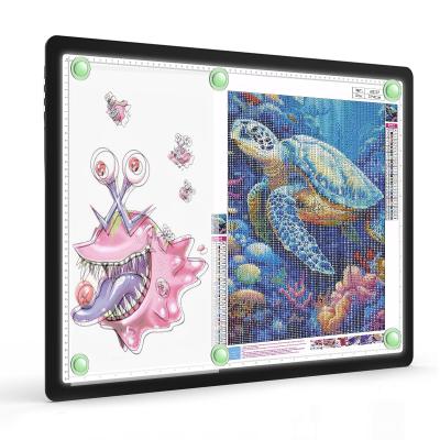 China Factory Direct A2 LED Light Pad Drawing Board ABS Plastic 6 Intensity Levels for Calligraphy Tracing Watch Repair for sale