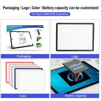 China Factory Direct A2 LED Light Pad Drawing Board ABS Plastic 6 Intensity Levels for Calligraphy Tracing Watch Repair for sale