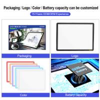 China A3 LED Light Drawing Board Pad 352mm Large Size 6 Brightness Levels Adjustable Stand Professional Use for Architects for sale