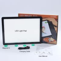 China Ultra-Thin 6 Level Stepless Dimmable LED Light Pad High Brightness A3 A4 Drawing Light Board Tracing Table Sketching Tool for sale