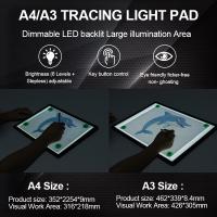 China Led Light Box Drawing Light Board Sketching Eye Protection Pad With Dimmable Brightness for sale