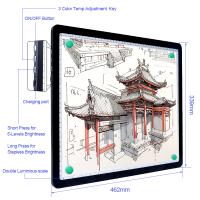 China Led Light Box Drawing Light Board Sketching Eye Protection Pad With Dimmable Brightness for sale