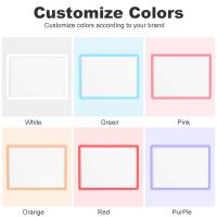 China Ultra-Thin Wireless LED Light Pad Eye-Friendly Animation Trace Drawing Board with Luxury Silver Coating Physical Keys for sale