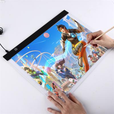 China A3 LED Drawing Tablet Diamond Painting Board Copying Pad Writing Sketching Tracing Light Pad for sale
