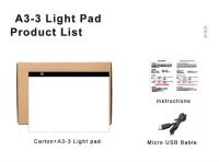 China A3 LED Drawing Tablet Diamond Painting Board Copying Pad Writing Sketching Tracing Light Pad for sale