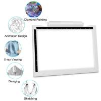China Dimmable Table Learning Trace Cheap Ultra Slim Battery Charger Copying Rechargeable Board Led Tracing Light Pad for sale