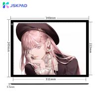 China Wholesale Custom Illuminated Dimmable Portable Drawing Box Copying Board Lightpad Tracing Led Light Pad for Kids for sale