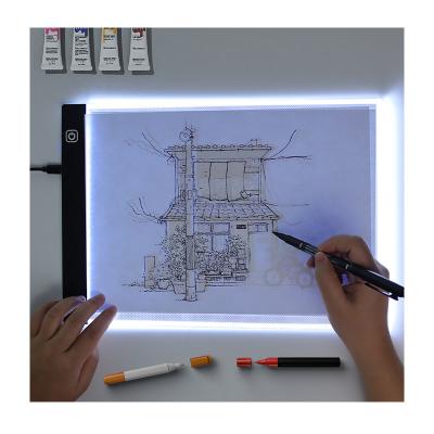 China Dimming Design Learning Toy Rechargeable Battery Letter Architectural Copying Board Led Trace Lightpad for sale