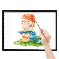 China Ps Abs Plastic Portable Panel Dimmable Powered Diamond Painting Optical Image Lighted Tracing Led Drawing Pad for Architect for sale