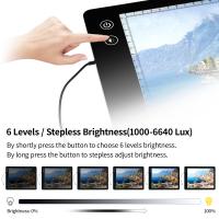 China Ultrathin Built Battery Fast Charging Adjustable Brightness Light Pad Children Drawing Board for Artist for sale