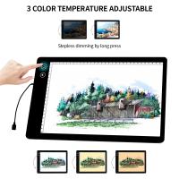 China Ultrathin Built Battery Fast Charging Adjustable Brightness Light Pad Children Drawing Board for Artist for sale