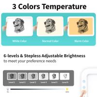 China Jsk 6500K Color Temperature Scale Source Flexible Uniform Usb Interface Portable Panel Copying Board Led Tracing Paper Pad for sale