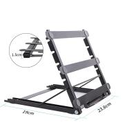 China A4 Drawing Board Bracket 2022 New Home Office Multi Function Black Metallic Adjustable Laptop Stand for sale
