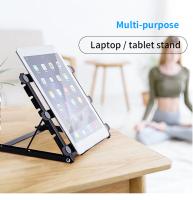 China A4 Drawing Board Bracket 2022 New Home Office Multi Function Black Metallic Adjustable Laptop Stand for sale