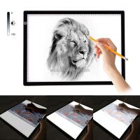 China A3 A4 Customized logo Design Drawing Light Box Illuminated Light Pad Professional Ultra-thin Led Light Pad for sale