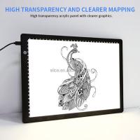 China A3 A4 Customized logo Design Drawing Light Box Illuminated Light Pad Professional Ultra-thin Led Light Pad for sale