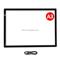 China A3 A4 Customized logo Design Drawing Light Box Illuminated Light Pad Professional Ultra-thin Led Light Pad for sale