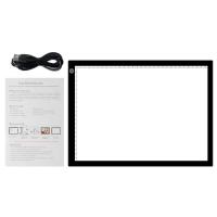 China JSK Portable Ultrathin Super Slim A2 A3 A4 Dimming Adjustable Tracing Drawing Board for Kids and Students Led Light Pad for sale