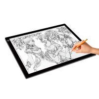 China Factory Price Led Tracing Light Pad 5 Levels Brightness Dimmable Light Table A3 Led Drawing Board for sale