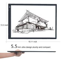 China JSKPAD A3 Size Led Drawing Board Led Tracing Pad Led Light Pad for Kis Drawing for sale