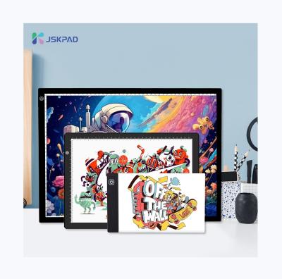 China A3 A4 A5 Private Label logo Design Drawing Light Box Illuminated Light Pad Professional Ultra-thin Led Tracing Board Light Pad for sale