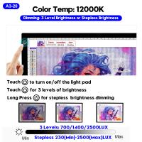China A3 A4 A5 Private Label logo Design Drawing Light Box Illuminated Light Pad Professional Ultra-thin Led Tracing Board Light Pad for sale