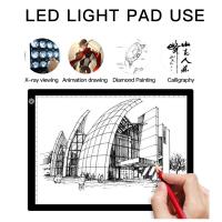 China Digital Graphic Tablet A4 LED Artist Thin Art Stencil Drawing Board Light Box Tracing Writing Portable Drawing Board for Kids for sale